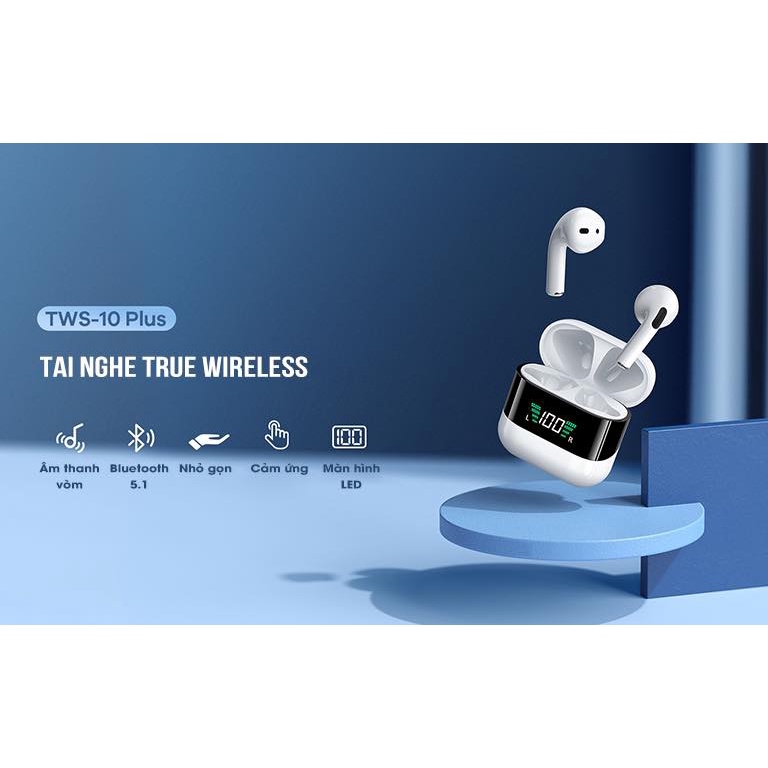 Tai nghe Bluetooth Remax TWS 10 Plus chính hãng giá rẻ | Shopee Việt Nam