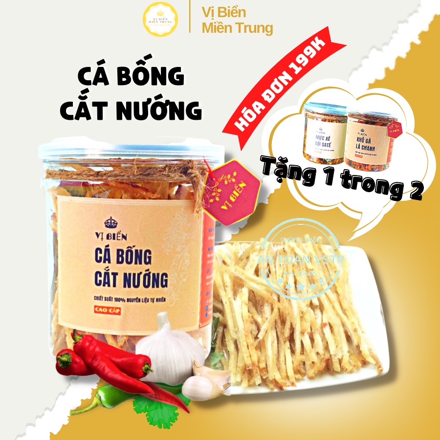 Cá Bống Cắt Nướng Vị Biển, Đồ Ăn Vặt Ngon Rẻ Hủ PET 150gr Thực Phẩm Ăn ...