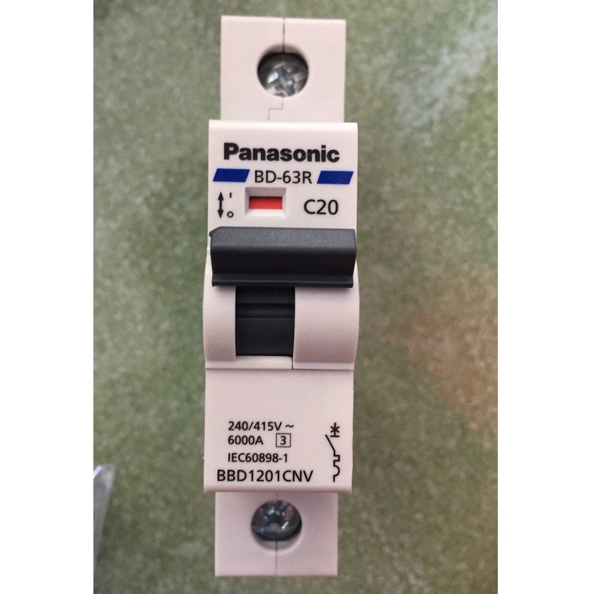 Aptomat Panasonic 1 pha, át lỉa Panasonic 16A, 20A - Bảo hành chính ...