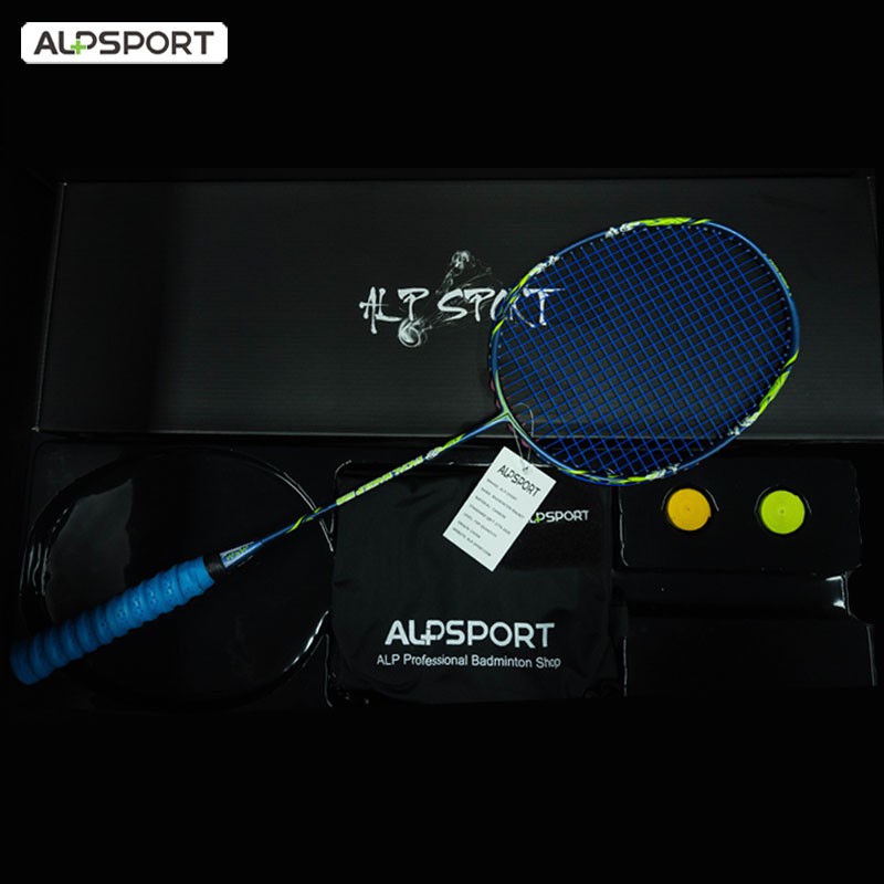 Vợt cầu lông ALPSPORT ALP LP 1 9U G5 Max 32Lbs siêu nhẹ 57-59G 100% ...