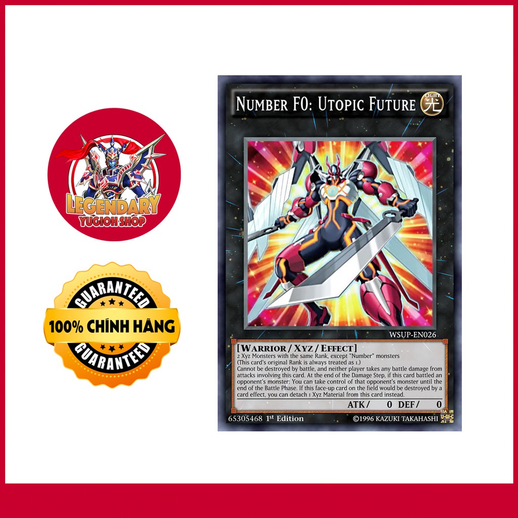 [Thẻ Bài Yugioh Chính Hãng] "Number F0: Utopic Future" | Shopee Việt Nam