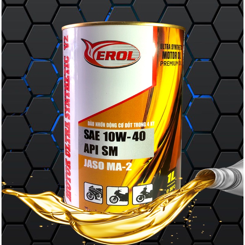 Nhớt Verol Ultra Synthetic V2 SM 10W-40_1L | Shopee Việt Nam