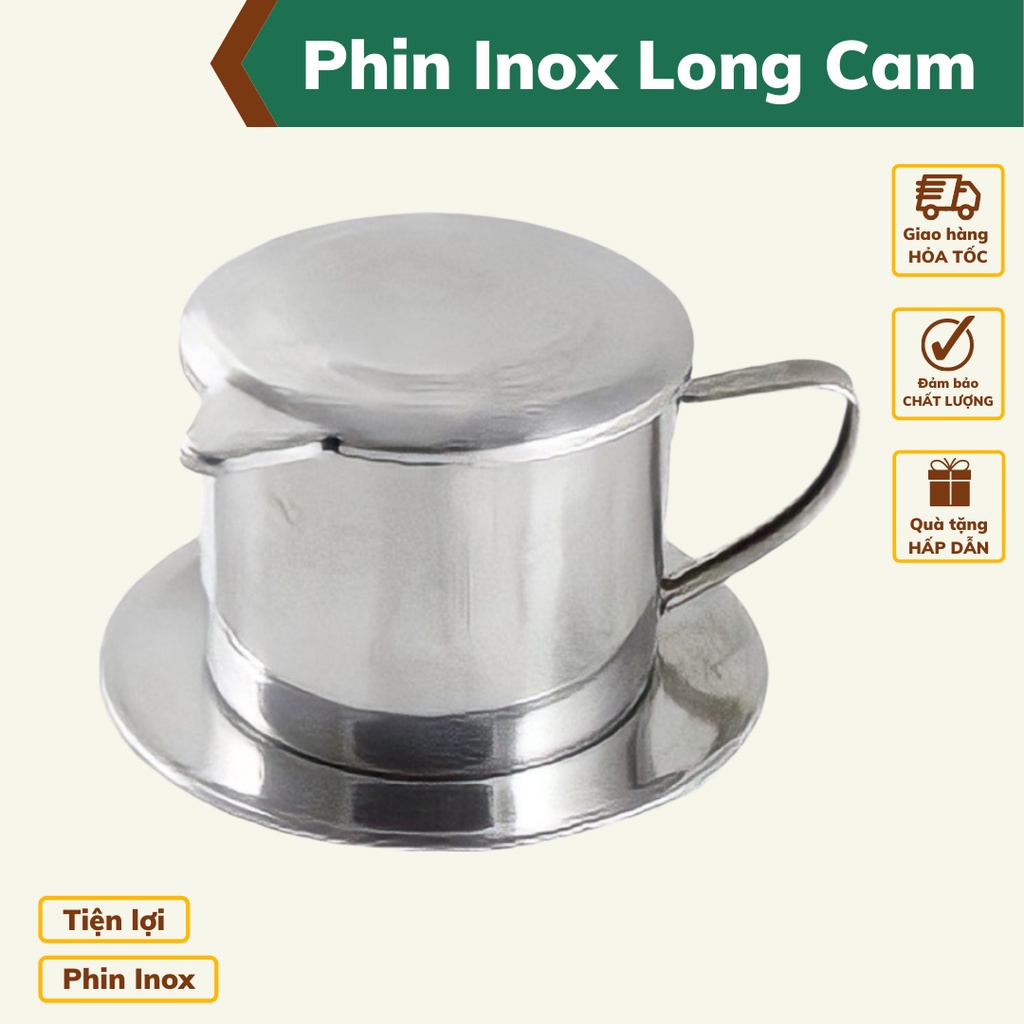 Phin cà phê Inox 304 phin pha cafe quai 7 dụng cụ pha cà phê dày dặn ...