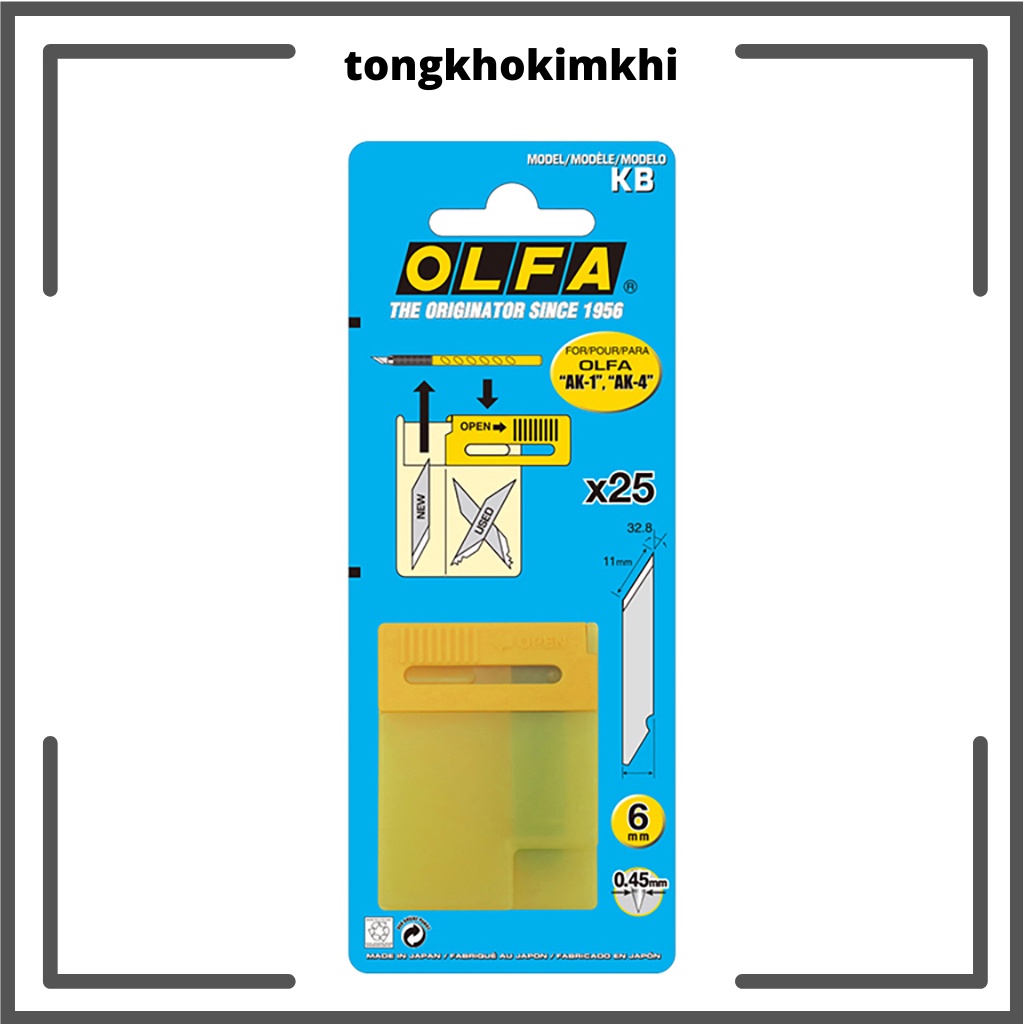 Hộp lưỡi dao OLFA KB Nhật Bản | Shopee Việt Nam
