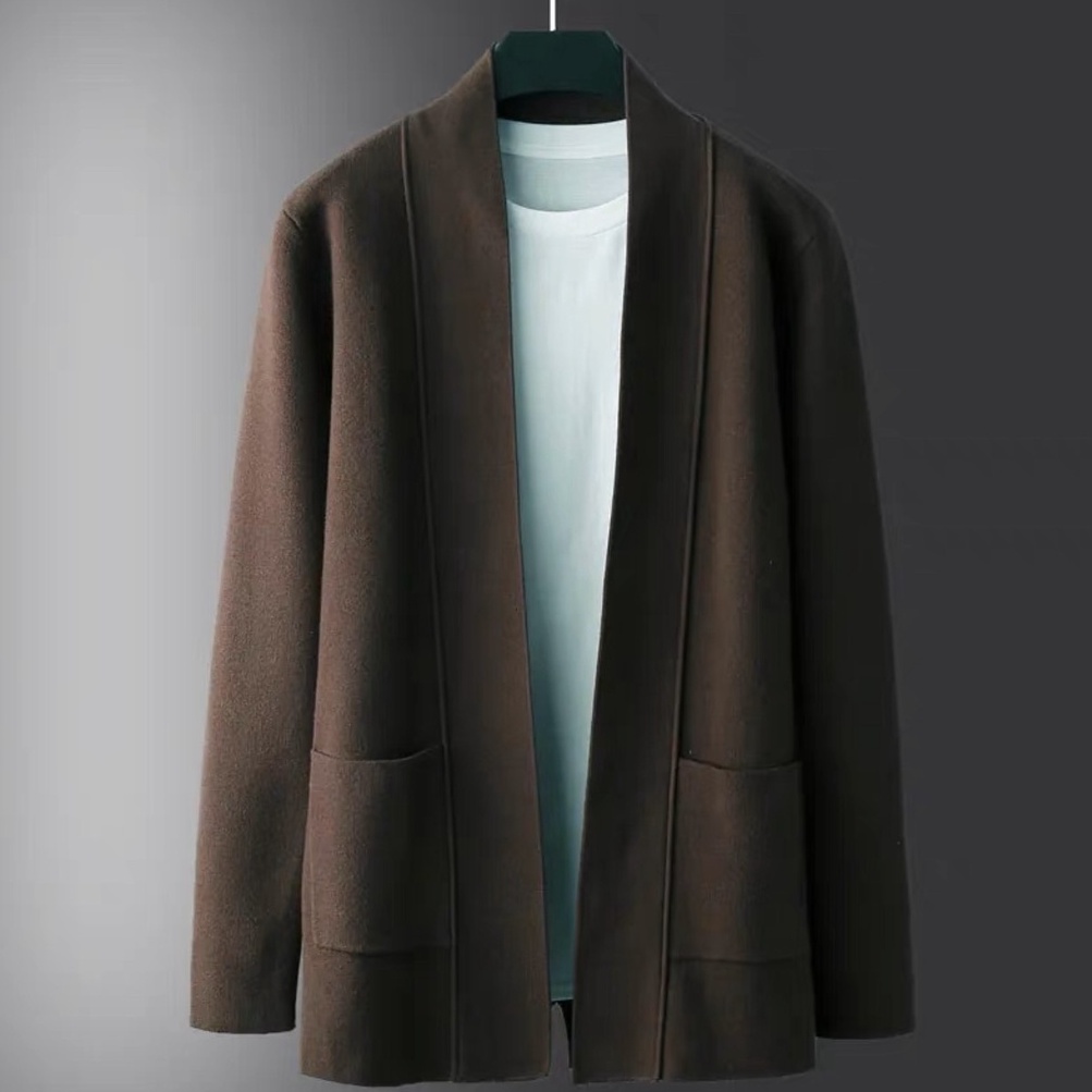 Áo Cardigan Nam Áo Khoác Ngoài Chất Liệu Dày Dặn Sang Trọng | Shopee ...