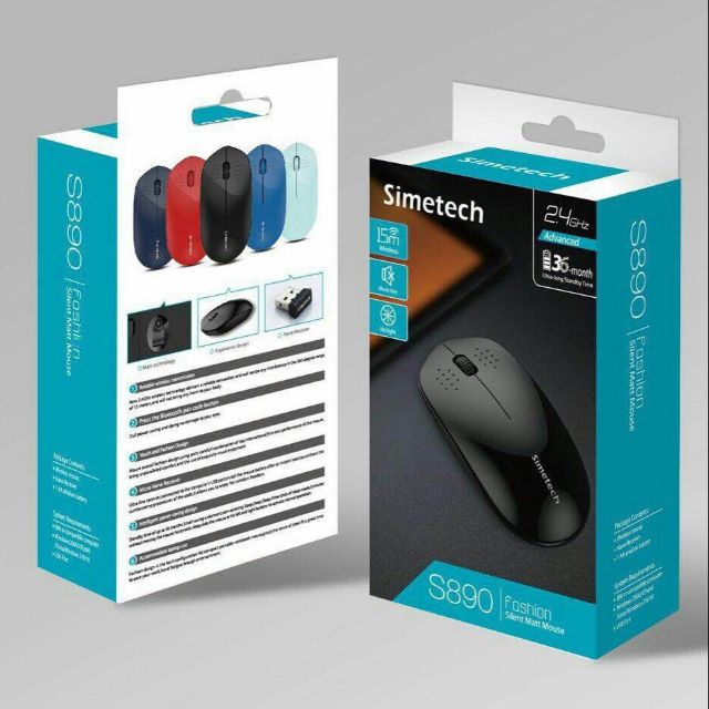 Chuột không dây simetech s890 chính hãng | Shopee Việt Nam