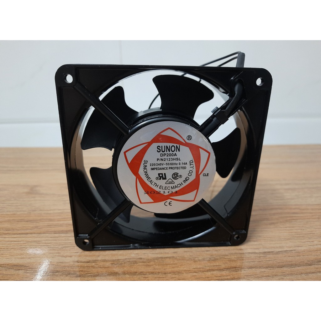 Quạt tản nhiệt SUNON DP200A 220V-240V 12x12x3.8cm | Shopee Việt Nam