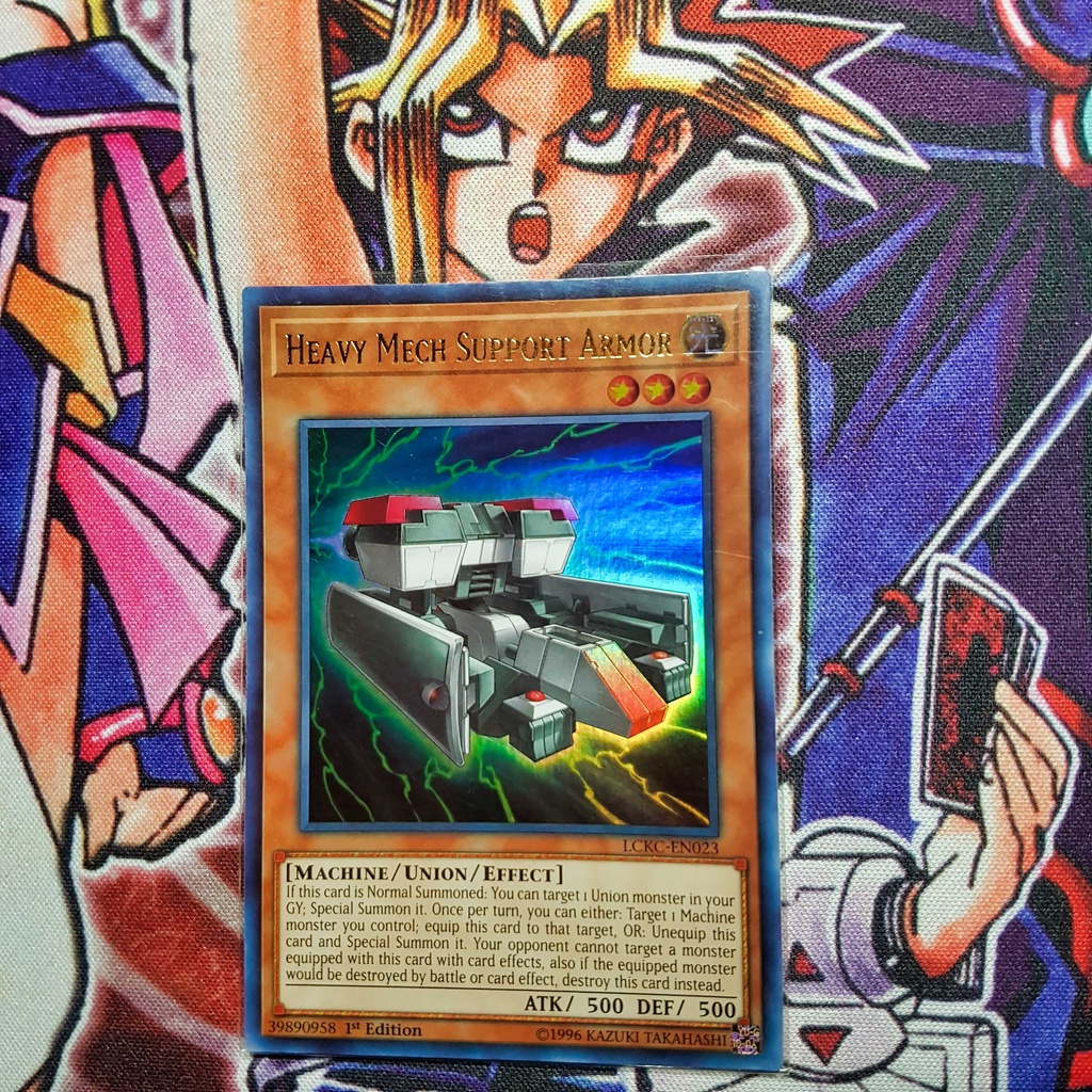 Thẻ bài Yugioh chính hãng | Heavy Mech Support Armor | LCKC Ultra Rare ...