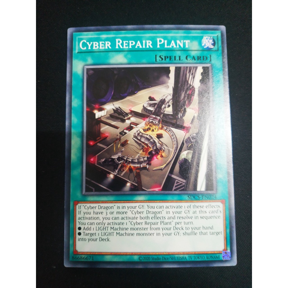Thẻ bài Yugioh - TCG - Cyber Repair Plant / SDCS-EN024' | Shopee Việt Nam
