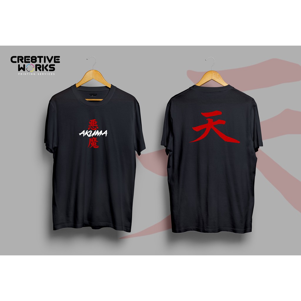 Mẫu áo thun Akuma Street Fighter Tekken T Shirt Men (C8W) độc đẹp giá ...