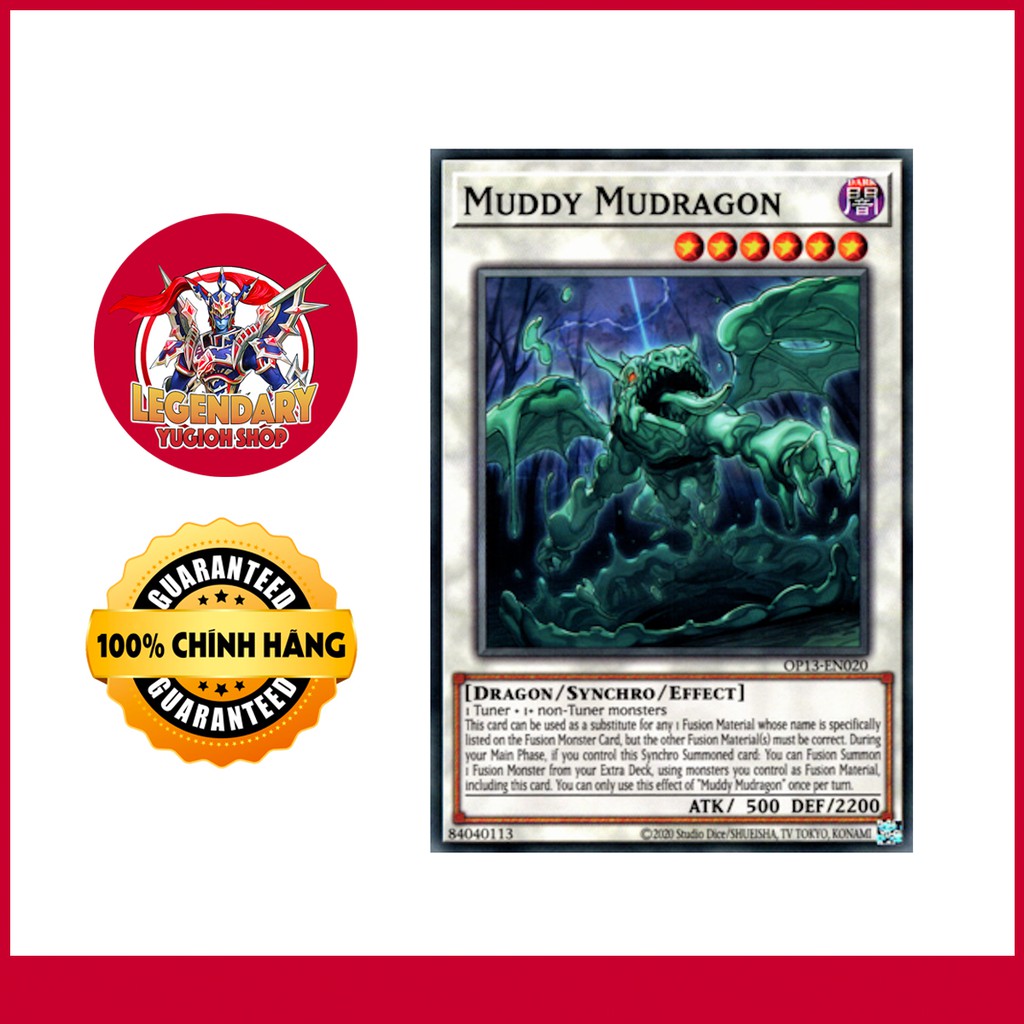 [Thẻ Bài Yugioh Chính Hãng] Muddy Mudragon | Shopee Việt Nam