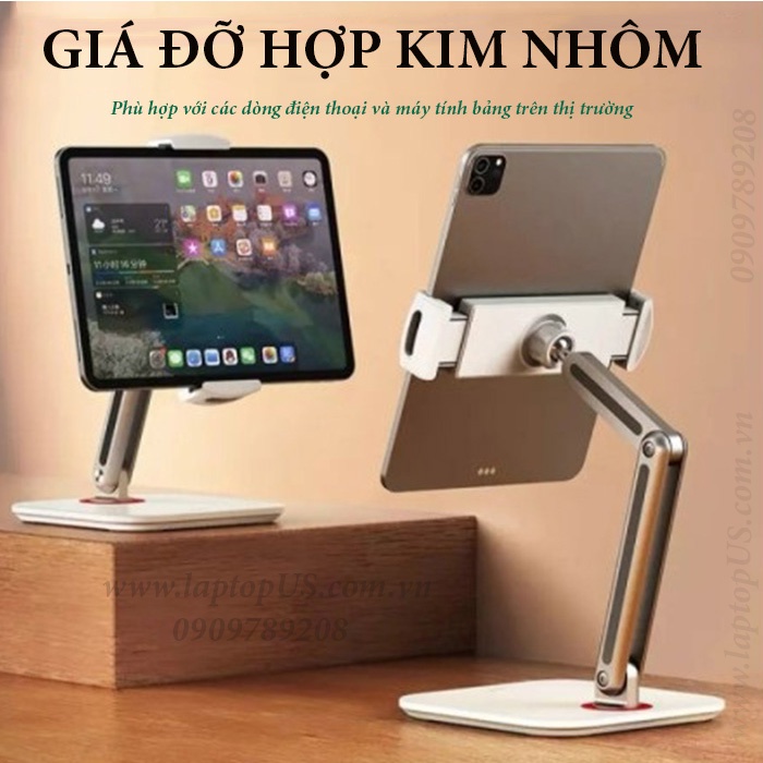 Gía Đỡ IPAD Tablet Hợp Kim Nhôm Tay Giữ Xoay 360 Độ | Shopee Việt Nam