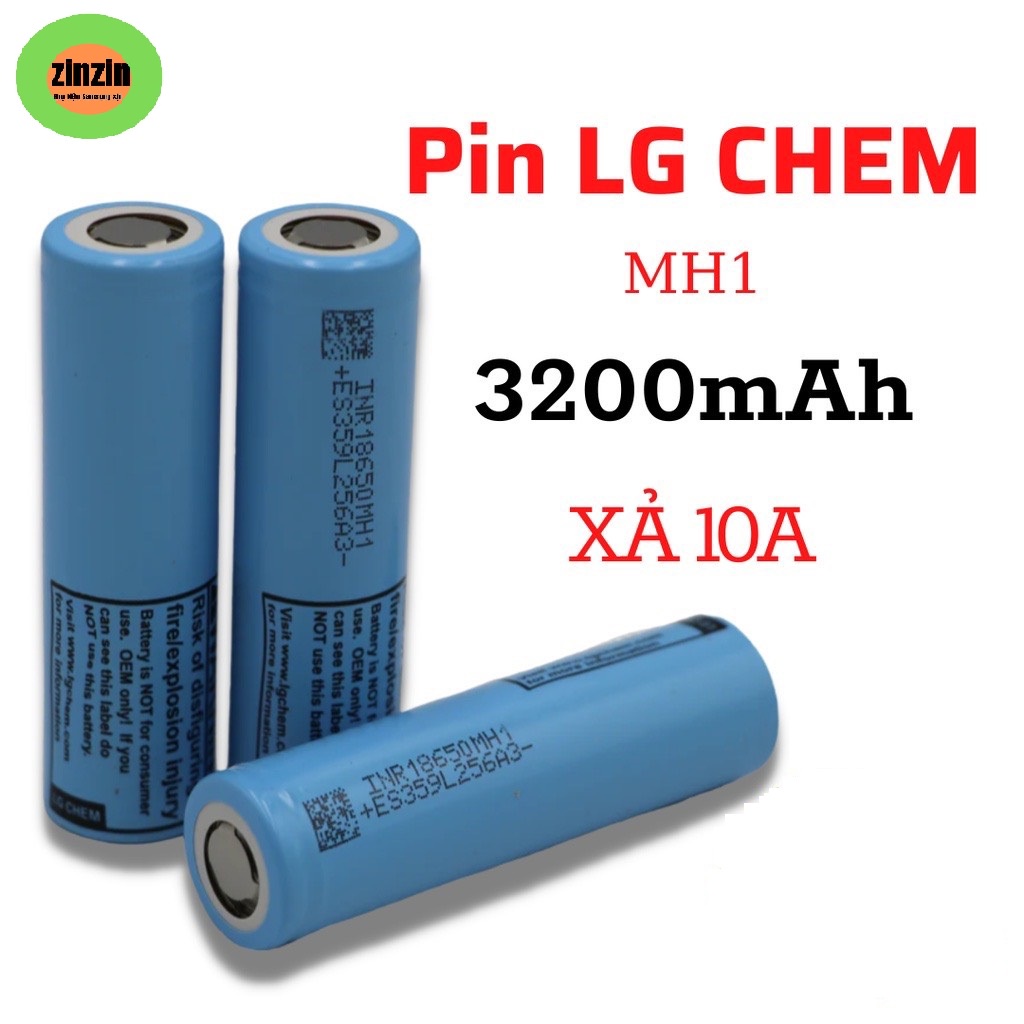 Pin LG MH1 3200mAh Xả 10A Kèm Mạch Bảo Vệ - Hàng Chính Hãng | Shopee ...