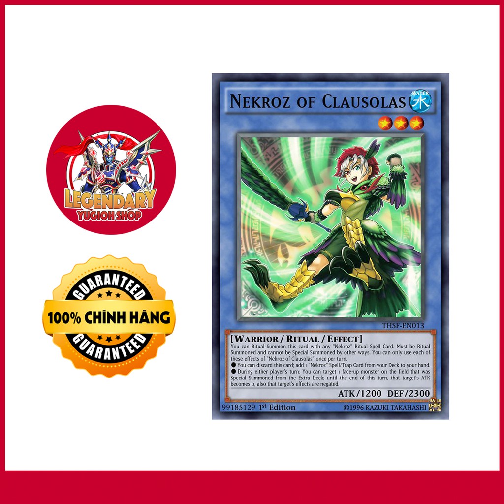 [Thẻ Bài Yugioh Chính Hãng] Nekroz of Clausolas | Shopee Việt Nam