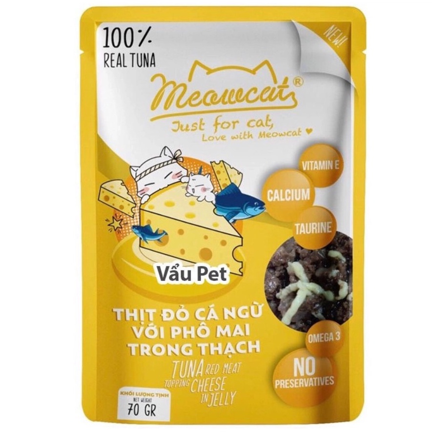 PATE CHO MÈO MEOWCAT 70G (gói) | Shopee Việt Nam