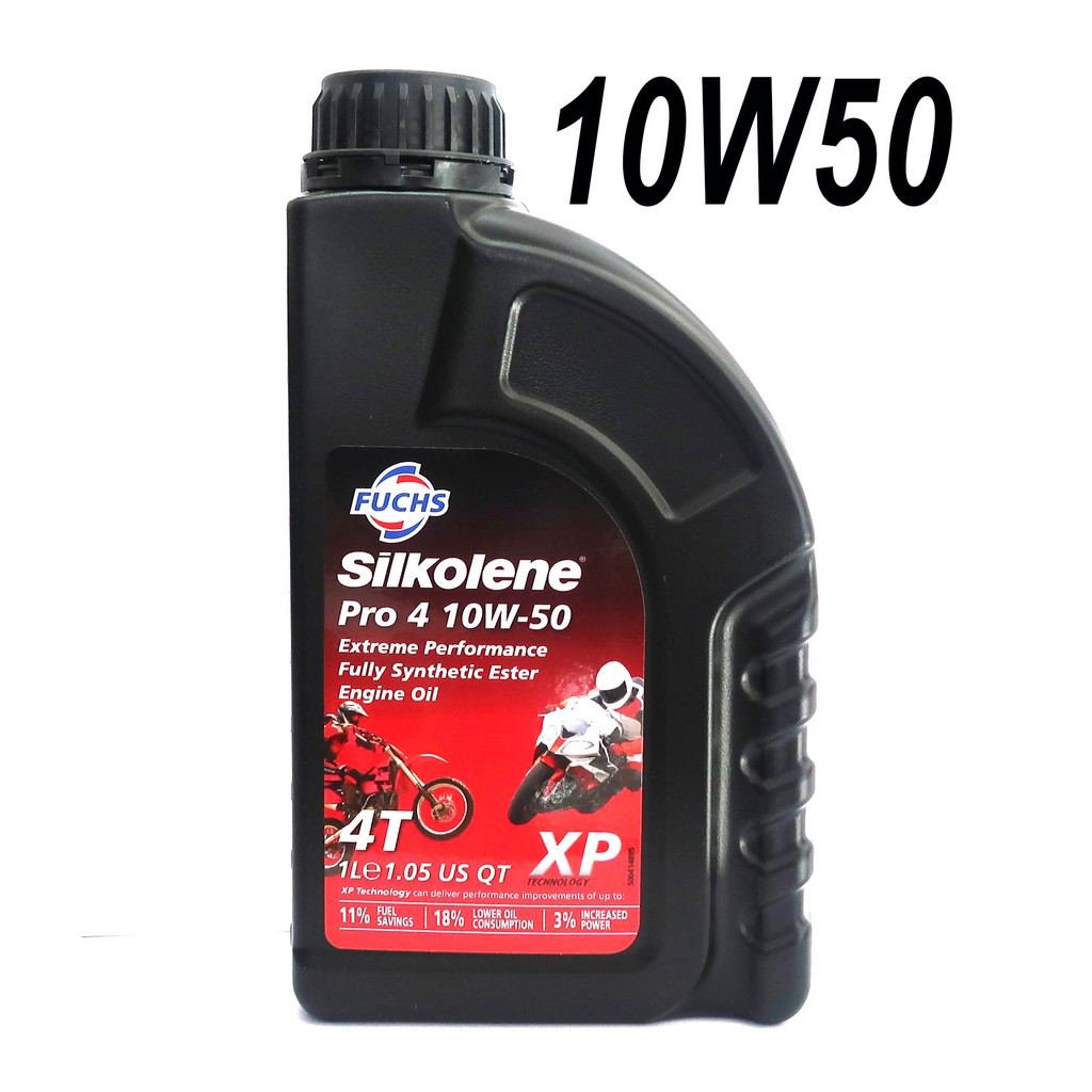 [10W50] Nhớt FUCHS SILKOLENE PRO4 XP 10W50 Cho Xe Số Và Côn Tay Cao Cấp - HÀNG CHÍNH HÃNG ...