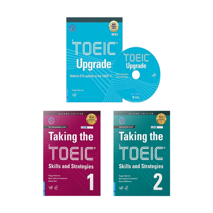 Sách - Combo Taking The TOEIC + Toeic Upgrade (Bộ 3 Cuốn) | Shopee Việt Nam
