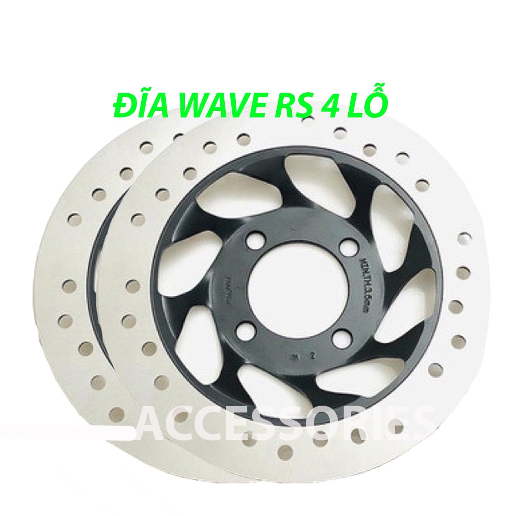 Đĩa Thắng Trước Xe Wave RS 100 4 Lỗ Cao Cấp Hàng Chuẩn PKPH | Shopee ...