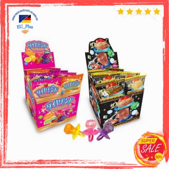 Kẹo nhẫn kim cương Diamond Ring Candy đủ vị Nhật Bản - NGON TUYỆT ...