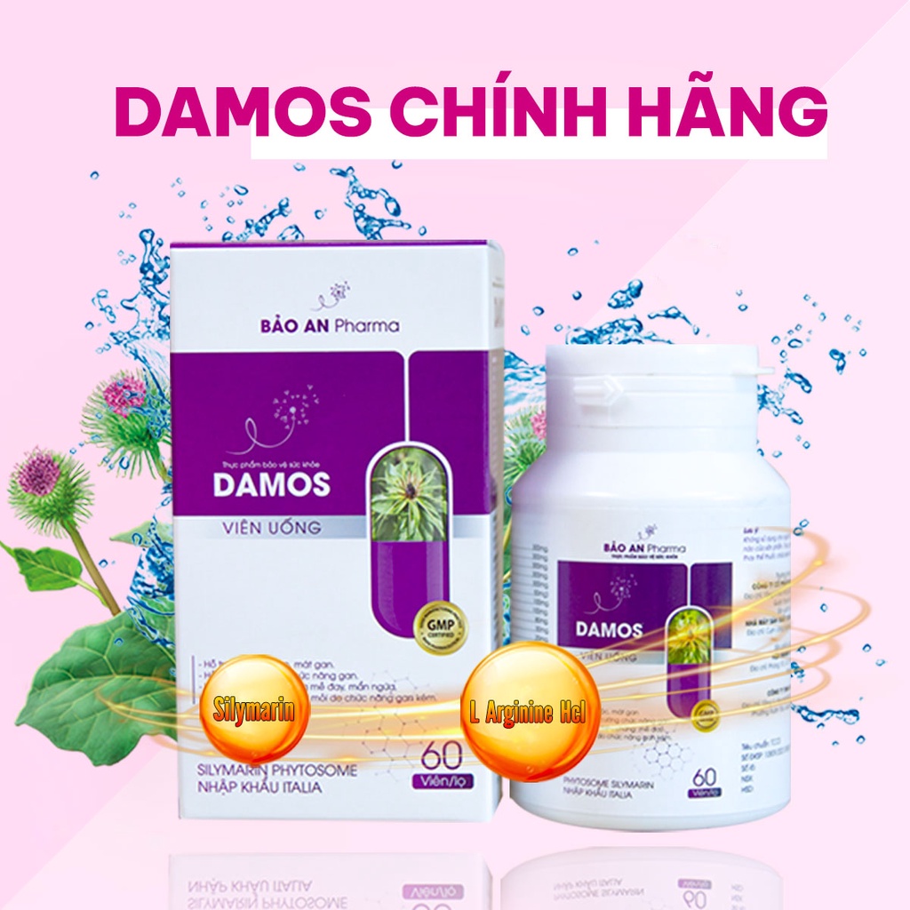 Viêm Da Damos hỗ trợ giải độc gan, cải thiện viêm da cơ địa, viêm da ...
