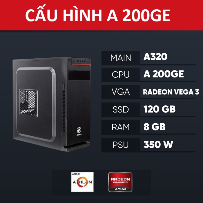 PC văn phòng - Học online - Game Esport giá rẻ [A320, Ryzen Athlon ...