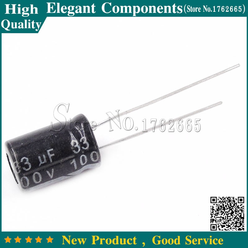 Bộ 50 100V 33UF 33UF 100V Tụ Điện Phân Kích Thước 8 * 12MM 100 V / 33 UF Alumi | Shopee Việt Nam
