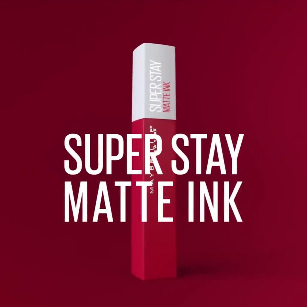 Son Kem Lì 16h Lâu Trôi Maybelline New York Super Stay Matte Ink City Edition Lipstick 5ml ...