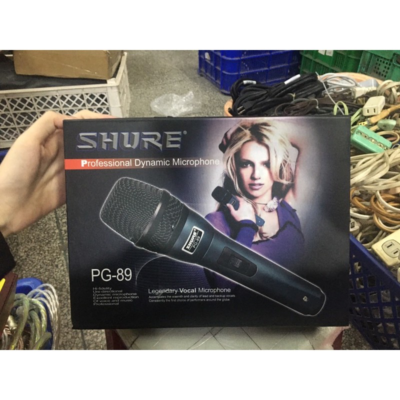 Micro Shure PG-89 có dây | Shopee Việt Nam