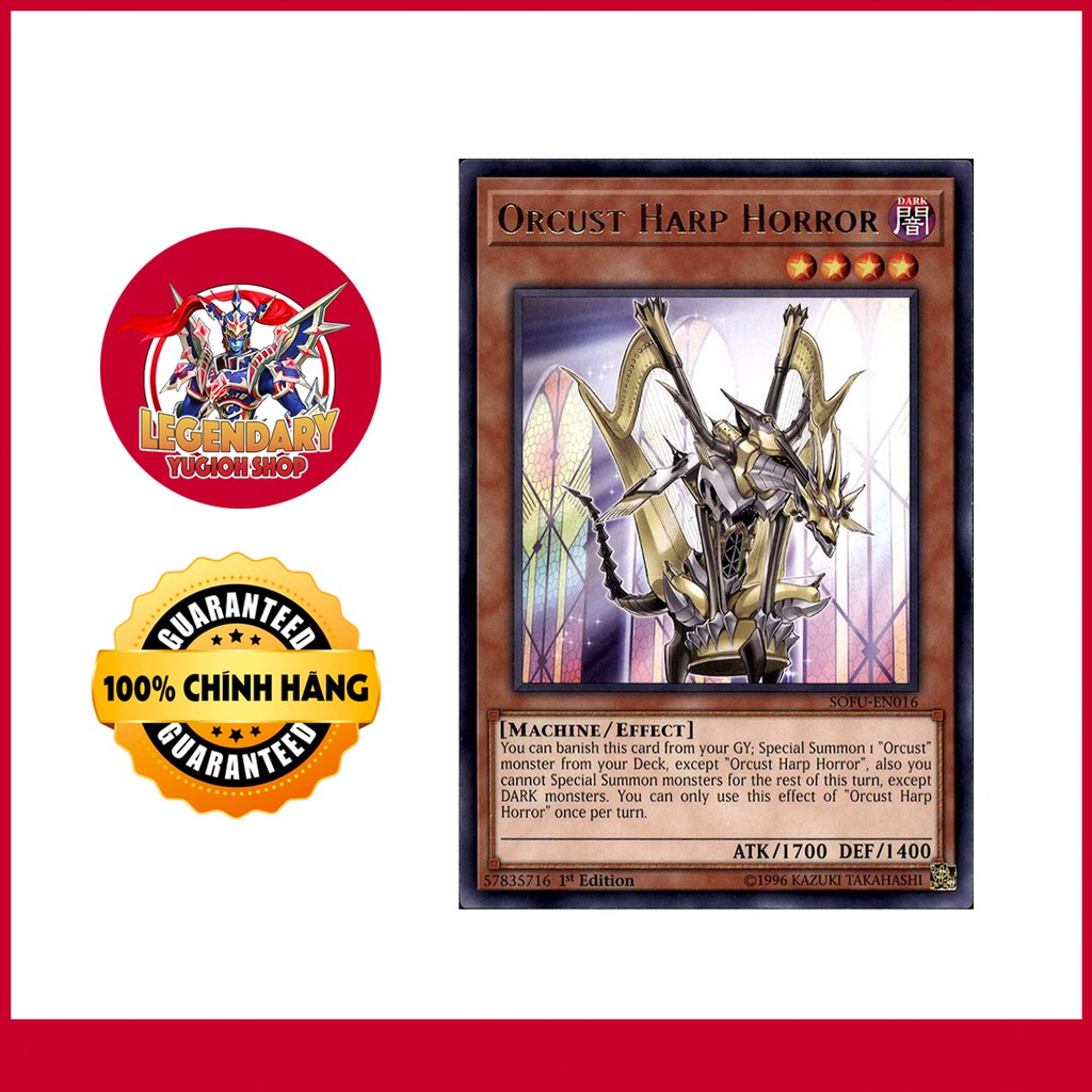 [Thẻ Bài Yugioh Chính Hãng] 'Orcust Harp Horror' | Shopee Việt Nam