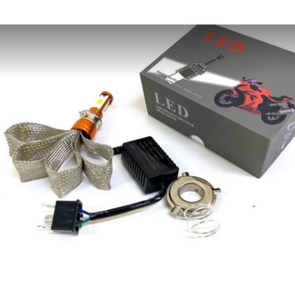 Đèn pha LED 3 tim - Đuôi nhôm tản nhiệt AC- DC.Suo Lin loại đẹp ...