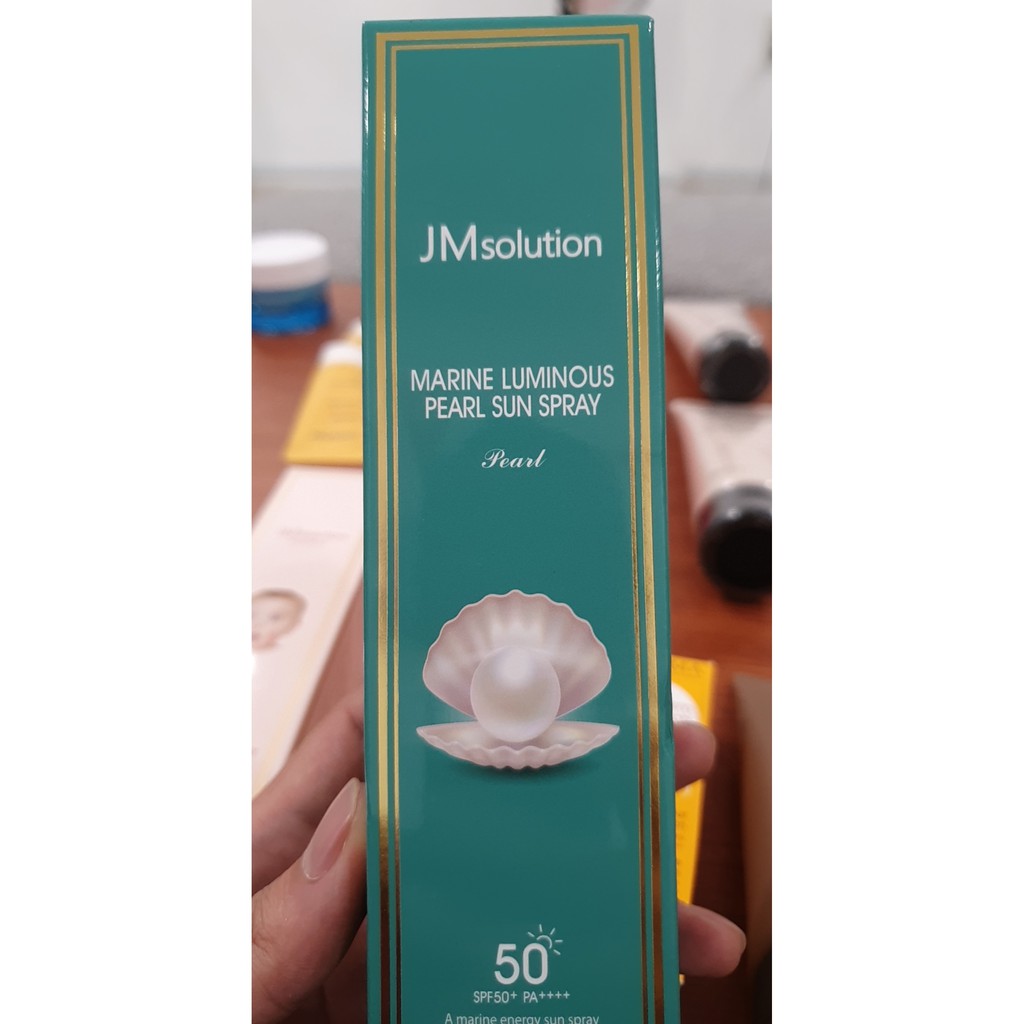 Xịt chống nắng JMsolution MARINE LUMINOUS PEARL SUN SPRAY | Shopee Việt Nam