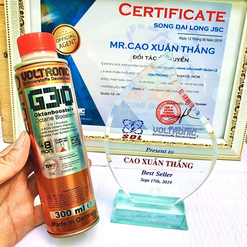Voltronic G30 Octane Booster Phụ Gia Xăng Tăng Octane Làm Sạch Hệ Thống Nhiên Liệu - Buồng Đốt ...