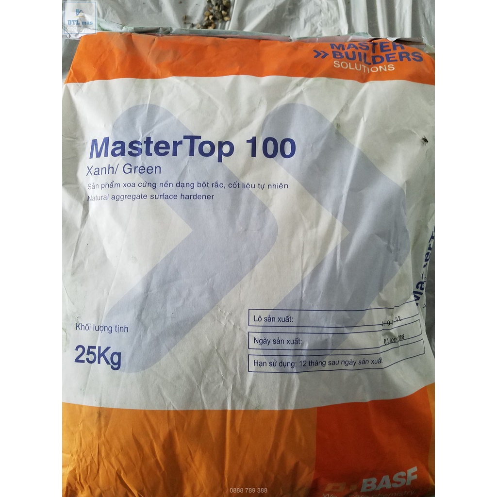 Mastertop 100 Grey - Hardener, bột làm cứng sàn bê tông màu xám. Bột ...