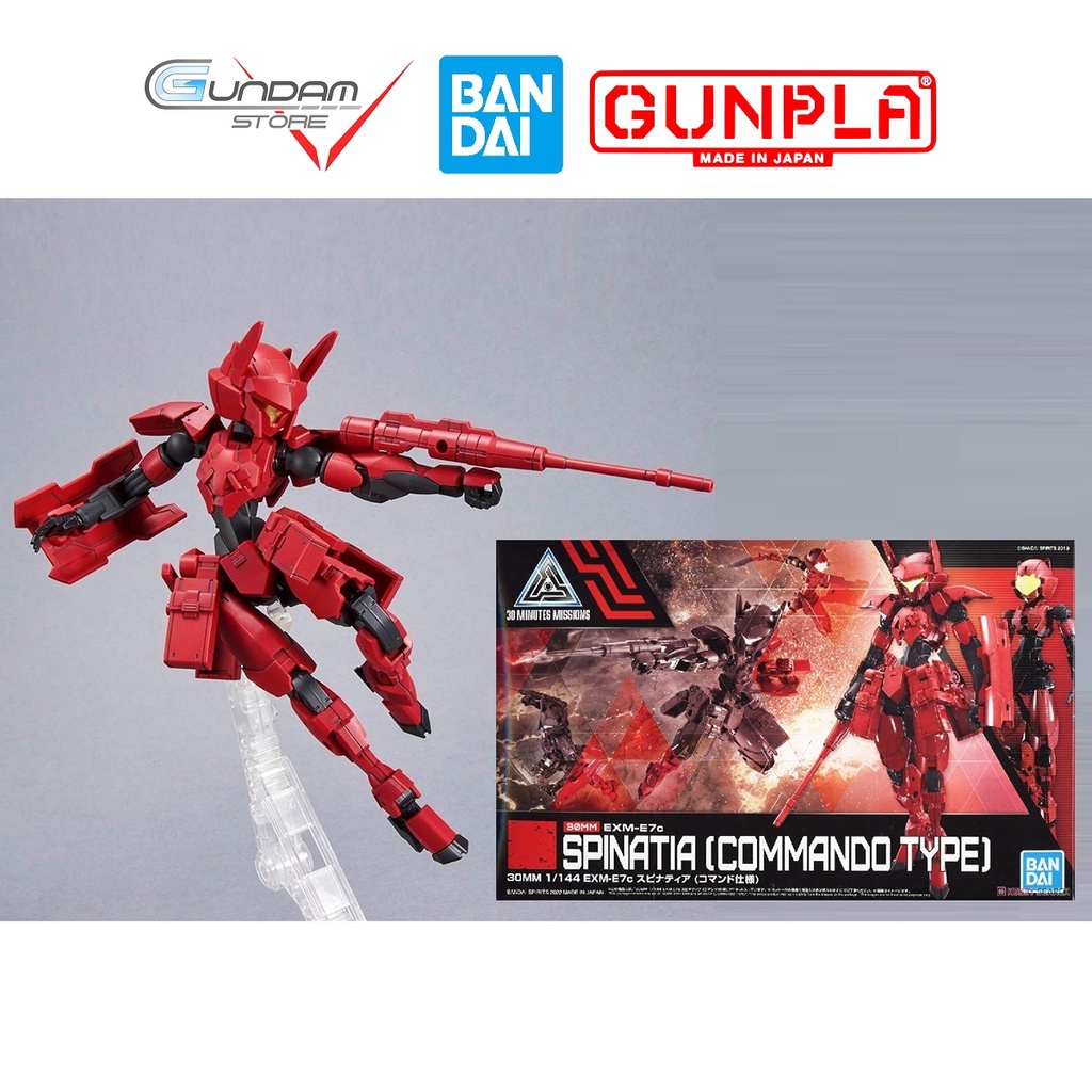 Mô Hình Lắp Ráp SPINATIA COMMANDO TYPE EXM-E7c 30MM 1/144 Bandai 30 ...