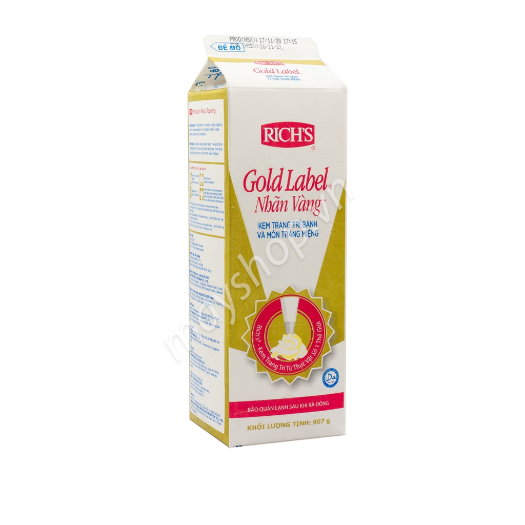 Kem sữa Topping Gold Label (1kg) - [Chỉ ship Hỏa tốc tại HN] | Shopee ...