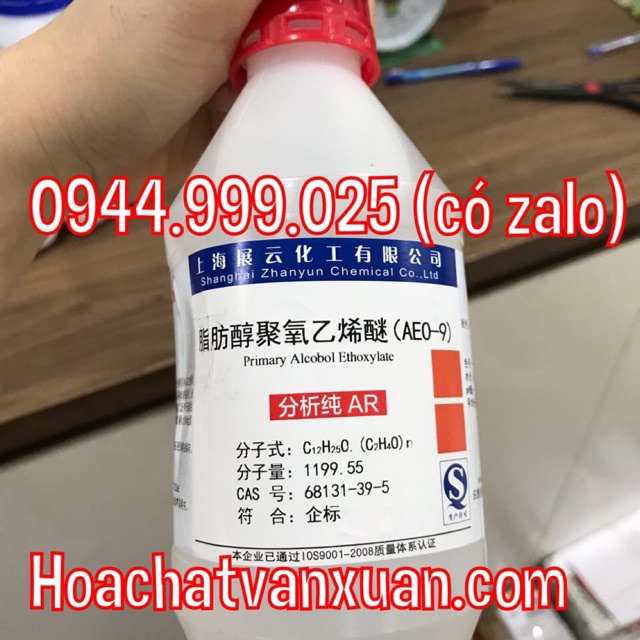Hóa chất Alcohol ethoxylate CAS 68131-39-5 AEO-9 AEO lọ 500g | Shopee ...