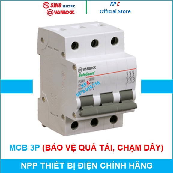 MCB 3P 3 PHA CB TÉP ĐƠN 3 CỰC ÁP TÔ MÁT APTOMAT ÁT TÔ MÁT ATOMAT 6A 10A 16A 20A 25A 32A 40A 50A ...