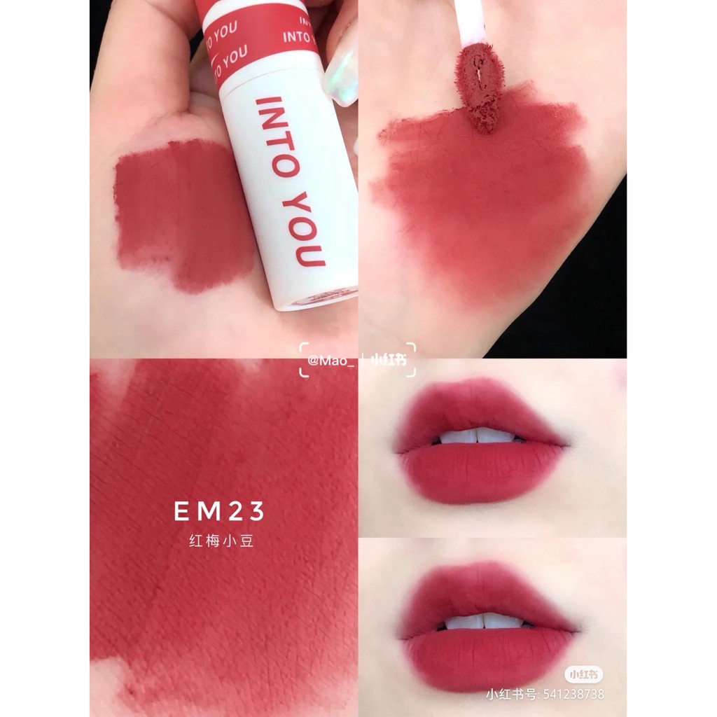 Son Môi Cực mịn INTO YOU Chất Nhung Lì 100% Chất Lượng Cao EM03 | Shopee Việt Nam