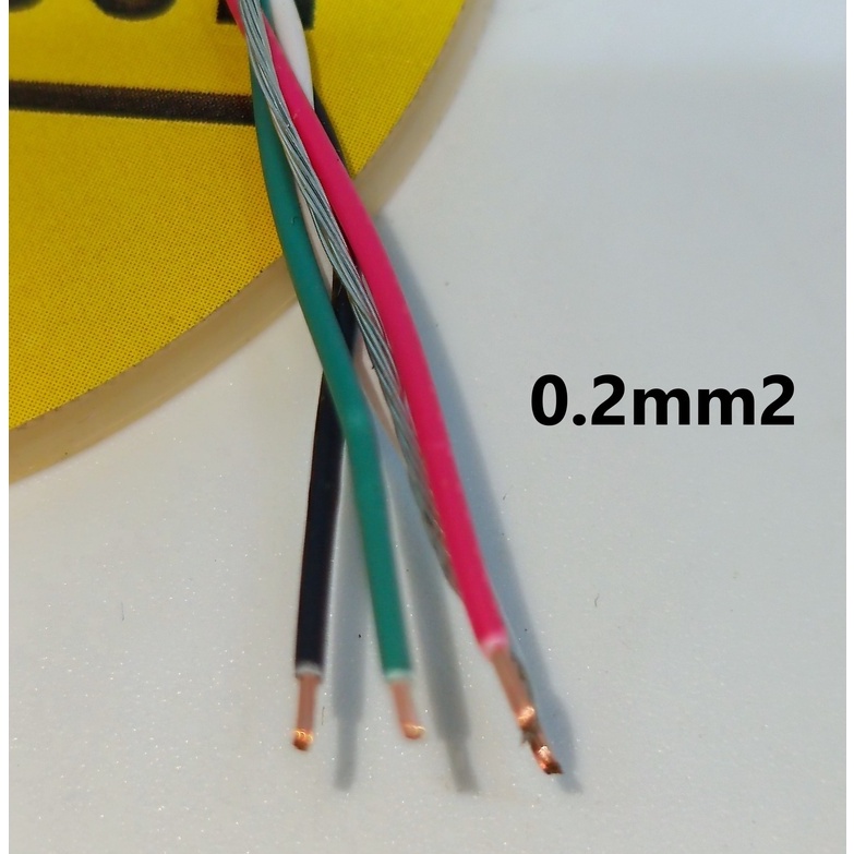[22AWG-24AWG] Dây cáp điện Nhật 2p 4p 6p dây tín hiệu 2 lõi 4 lõi 6 lõi 0.2-0.3mm2 bọc nhựa chất ...