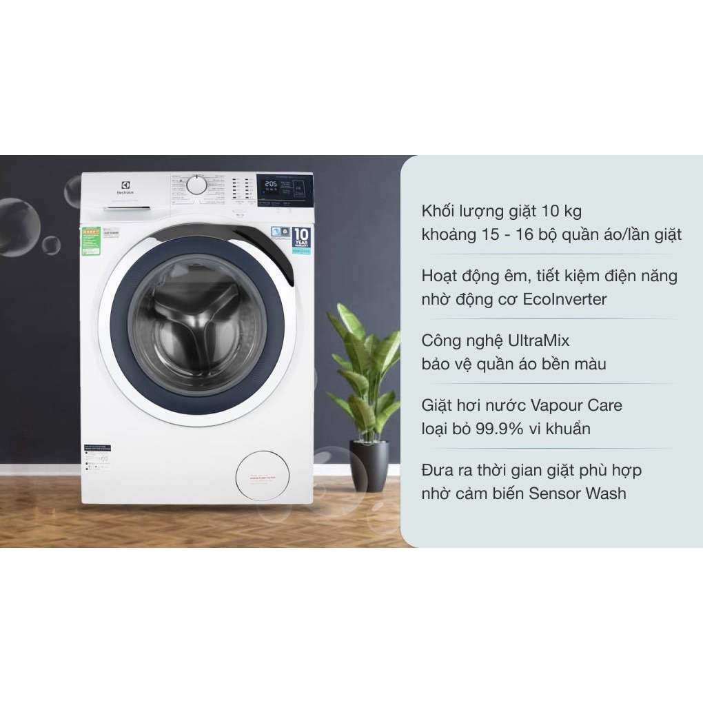 MÁY GIẶT ELECTROLUX INVERTER 10 KG EWF1024BDWA - Điện Máy Tại Kho ...