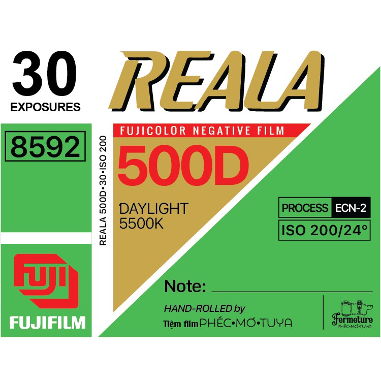 Film Điện Ảnh Fujifilm Reala 500D 30 Kiểu | Shopee Việt Nam