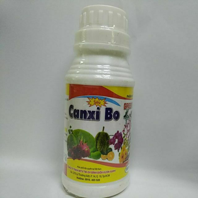 Canxi Bo chai 100ml chống thối rễ, quăn lá,rụng trái, nứt trái bổ sung ...
