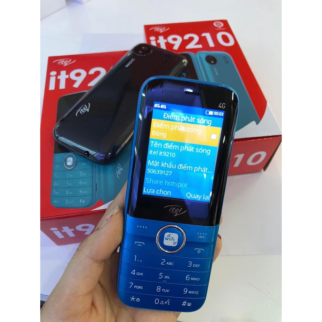 Điện Thoại iTel iT9210 4G - Bắt Wifi + Phát Wifi Từ Sim, Màn Hình Lớn, Pin Trâu 1900mAh, Lướt ...