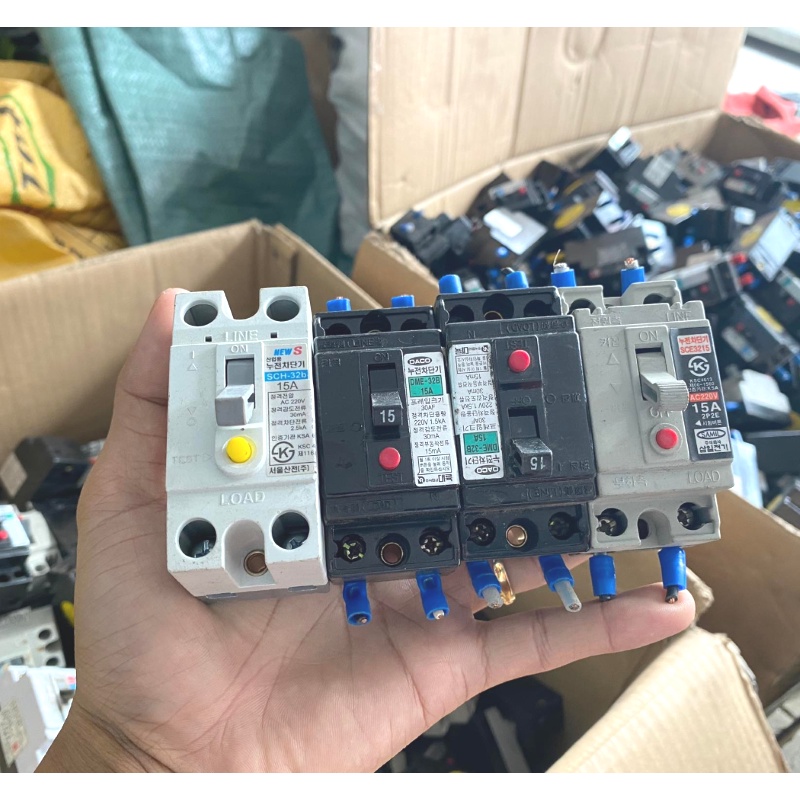 APTOMAT chống giật 15A Korea | Shopee Việt Nam