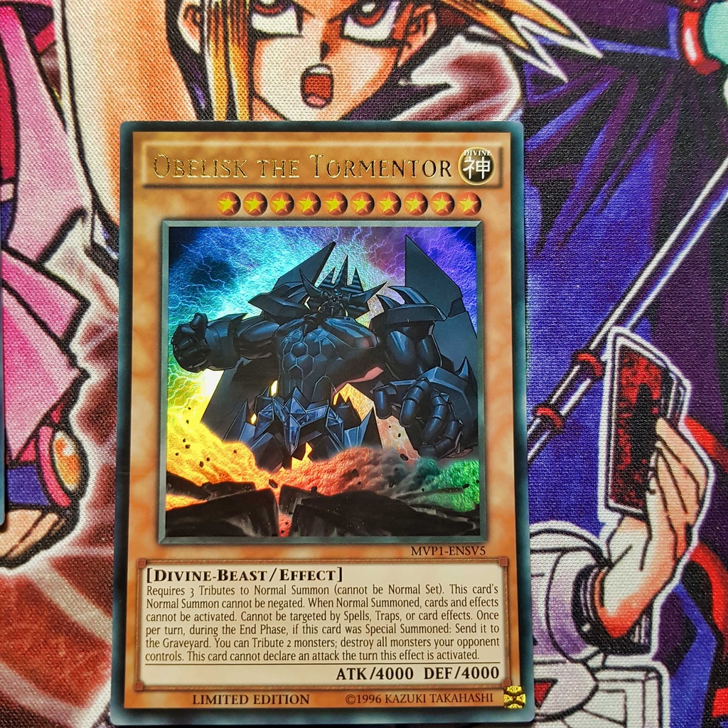 Thẻ bài Yugioh: Obelisk the Tormentor | MVP1 Ultra Rare | Shopee Việt Nam
