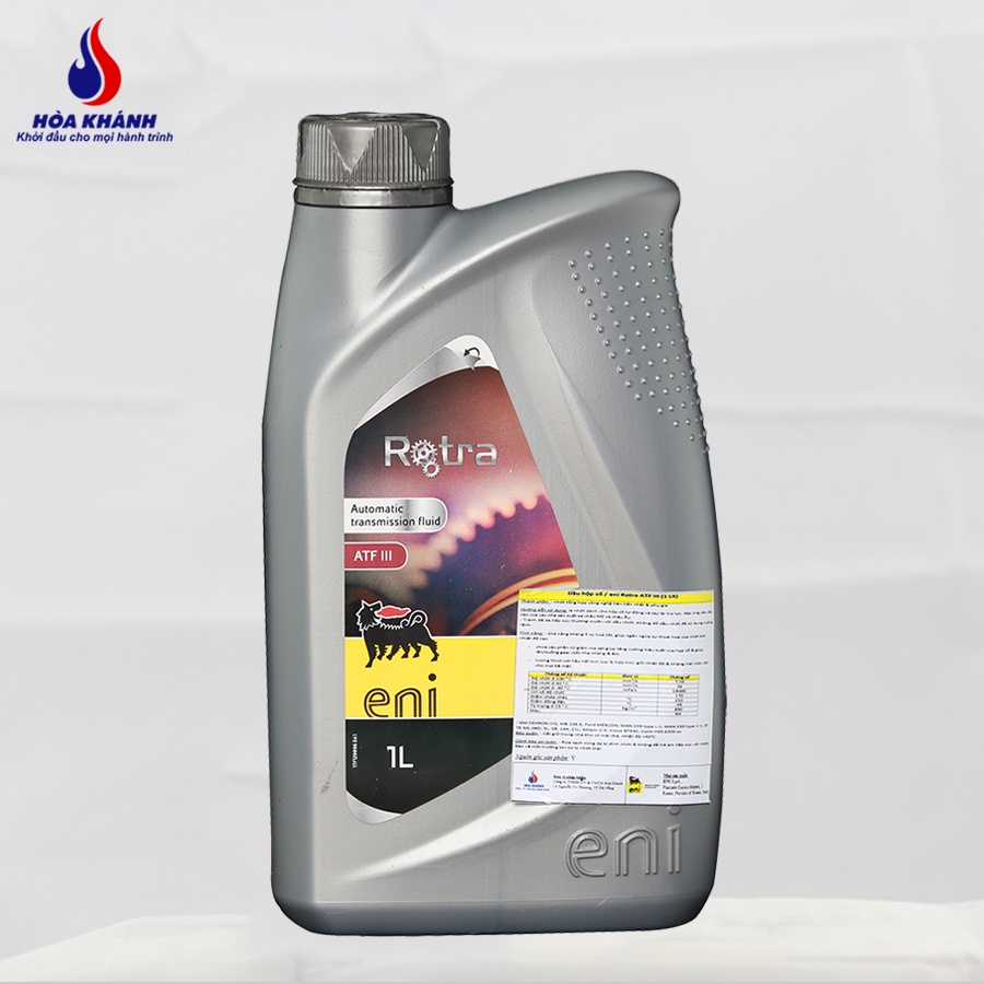 [Nhập khẩu chính hãng] Dầu Nhớt hộp số Ý eni Rotra ATF III (1 Lít) | Shopee Việt Nam