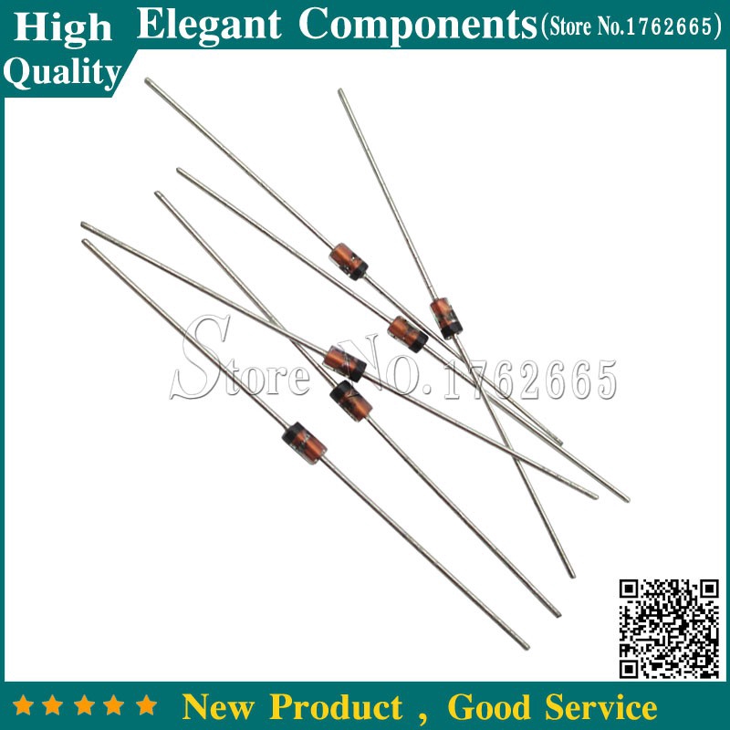 100 Chiếc 1N4731 1N4731A DO-41 IN4731 1W 4.3V Zener Diode Miễn Phí Vận ...