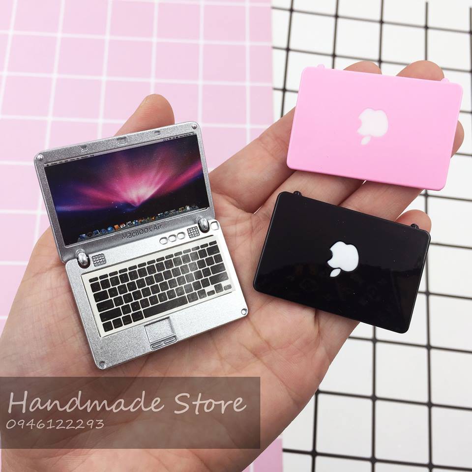 Máy tính Macbook - Mô hình đồ chơi mini tỷ lệ 1:12 | Shopee Việt Nam