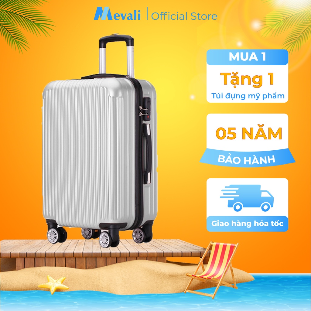 Vali du lịch loại valy kéo size 20 inch, 24 inch đủ màu nhựa ABS chắc ...