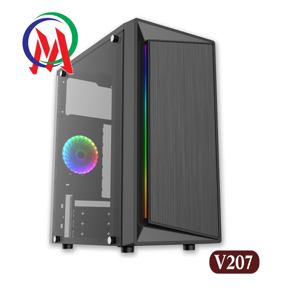 Vỏ Case máy tính VSP V207 LED RGB - USB 3.0 | Shopee Việt Nam